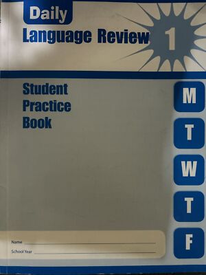 Daily Language Review Grade 1 Student Practice Book | eBay