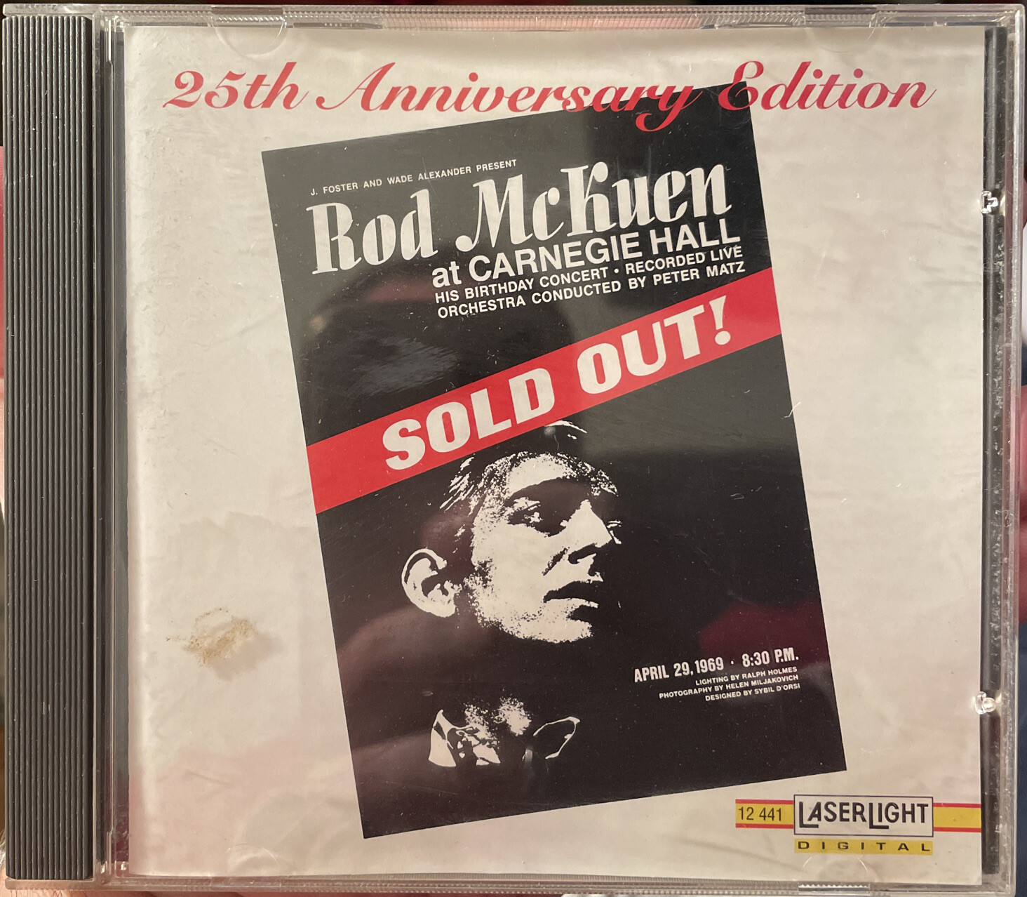 Rod McKuen In Concert At Carnegie Hall 25th Anniversary CD, 1994) DISC ...
