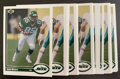 1991 Upper Deck #435 Rob Moore 23 card lot New York Jets | eBay