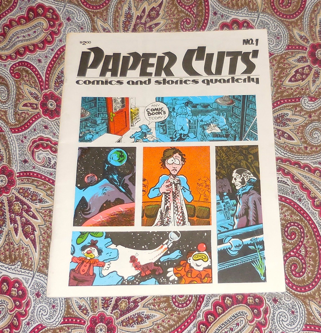 PAPER CUTS COMICS AND STORIES QUARTERLY#1 - STAZER - POTTER - METZGER ...