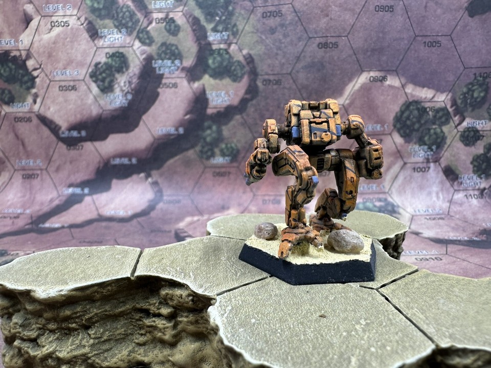 Nicely Painted Battletech Clan Wolf Kit Fox Uller Gamma Regiment ...