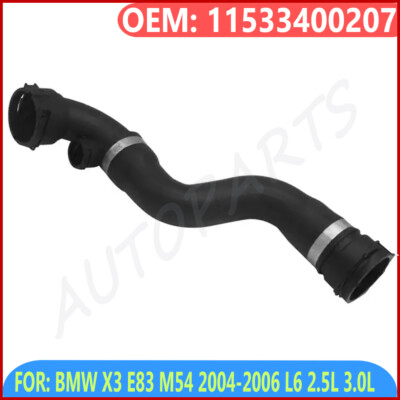 Upper Radiator Coolant Hose for BMW X3E E83 M54 04-06 L6 2.5L 3.0L ...