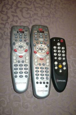 Lot of 3 COMCAST/XFINITY Motorola DVR 3-Device Universal TV Remote | eBay