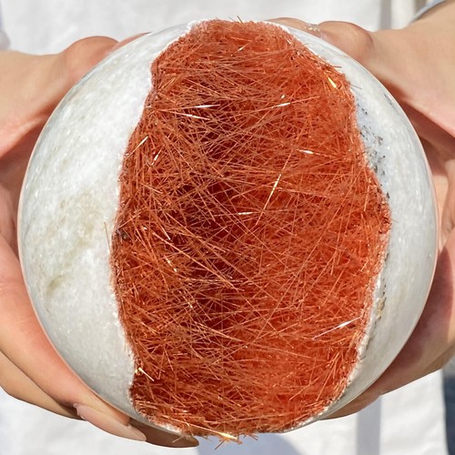 2.33LB Orange Natural Goethite Crystal Quartz Energy Ore Healing ...