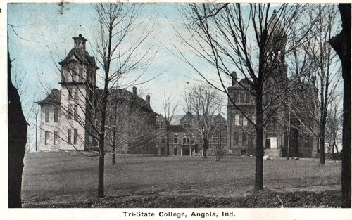 Tri-State College - Angola Indiana Vintage Postcard | eBay