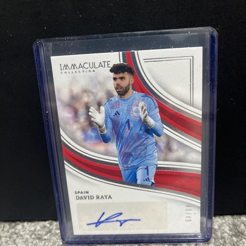 2023-24 Panini Immaculate Soccer DAVID RAYA Spain Auto Autograph Card ...