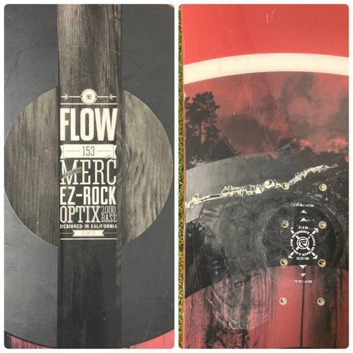 Flow Merc Double Camber Snowboard Set Recommended For Beginners And ...