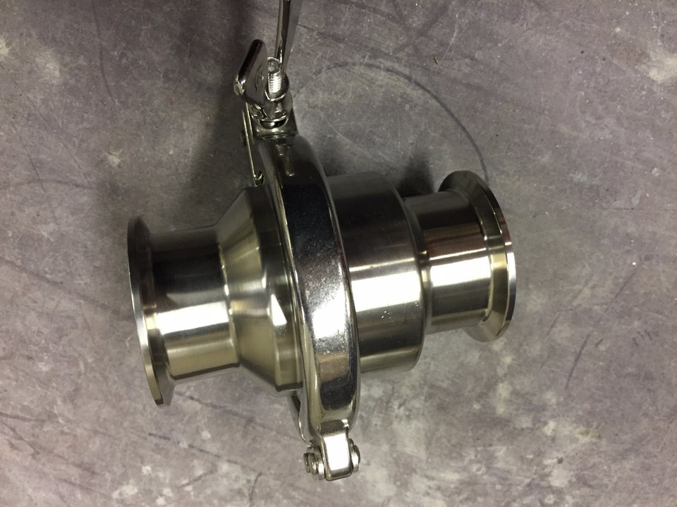 2" Lumaco Sanitary Spring Check Valve, Viton, 316LSS, NEW, READY TO ...