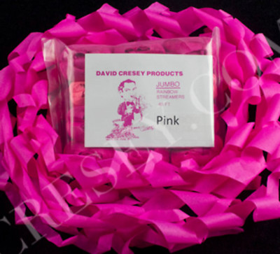 Pink Cresey jumbo Mouth Coils 12 coils 45 feet each magic trick premium ...