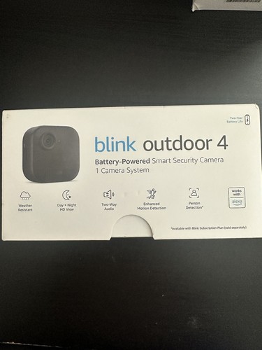 Blink Outdoor 4 - Battery-Powered Smart Security Camera System | eBay