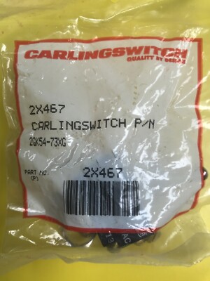 New Old Stock Carling switch 2X467 Toggle Switch 2GK54-73XG Sealed ...