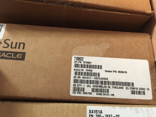 Sun ORACLE 1.2tb 10k SAS Hard Disk Drive 7070656 / 7082883 for sale ...