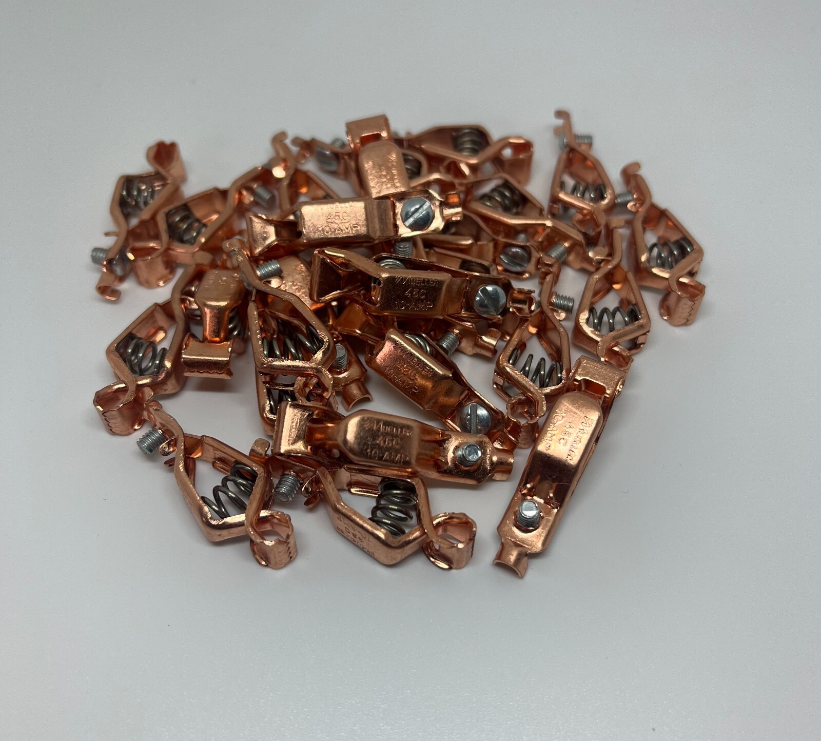 Mueller Copper Test Clip SC-45C-BX, 10A, 5/16" - BOX OF 21 - NEW | eBay