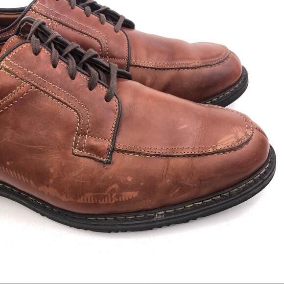 Allen Edmonds Wilbert Moc Toe Oxfords Mens Size 14 E Brown Leather ...