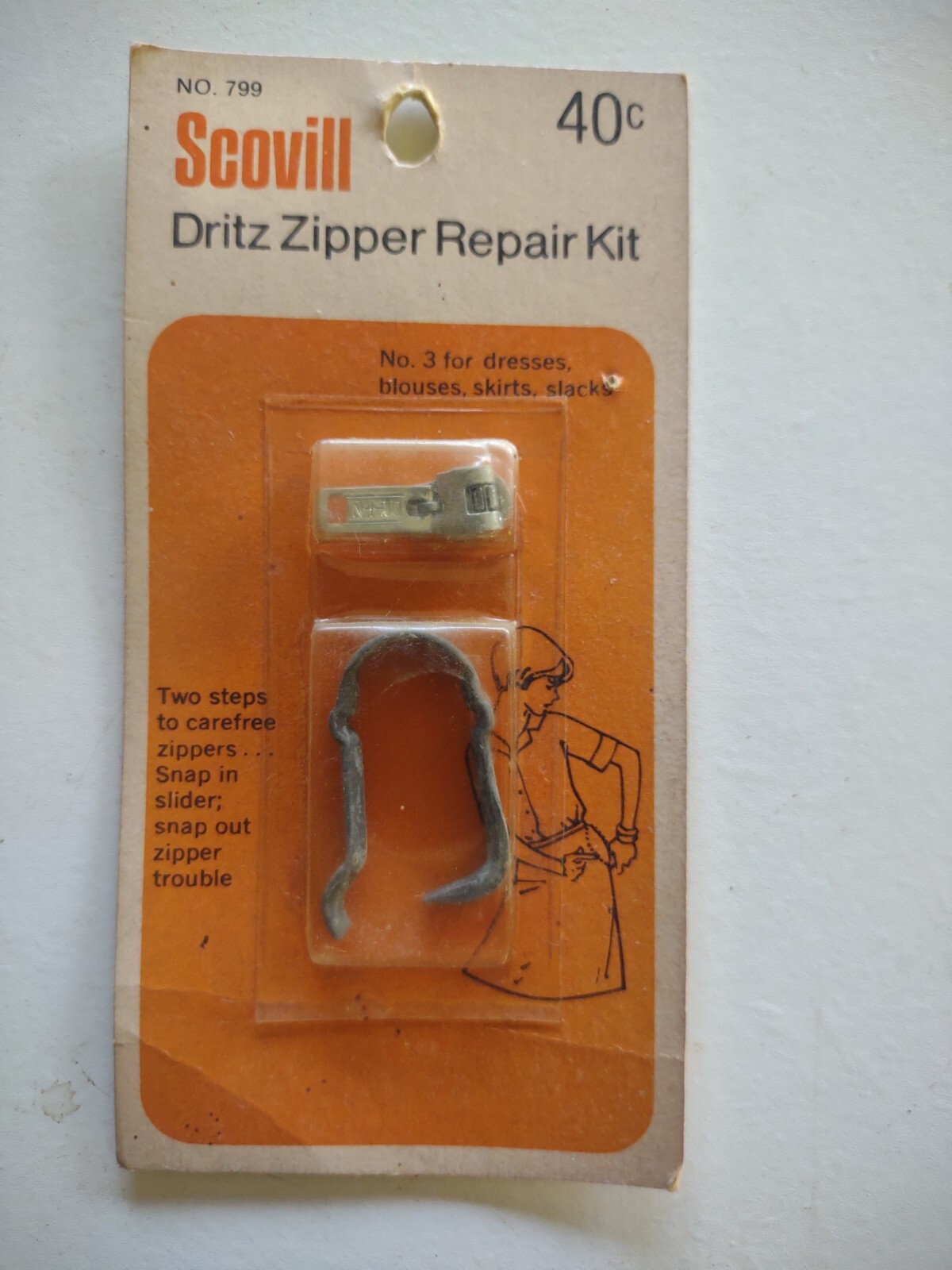 vintage sewing Scovill Zipper repair Kit | eBay