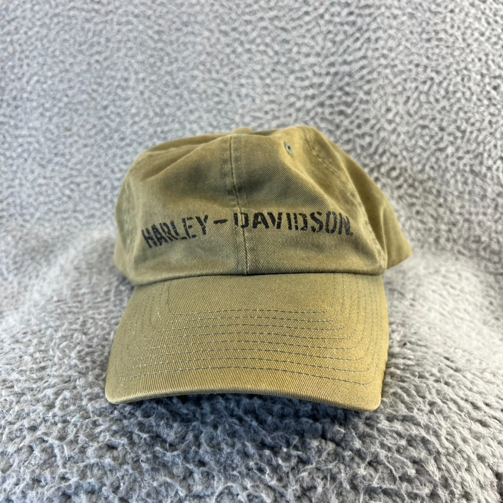 Harley Davidson Hat Green Baseball Cap Adjustable Str… - Gem