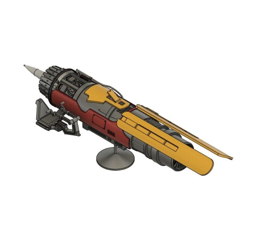 Cobb Vanth's Speeder for 3.75 inch (1:18) Scale Action Figure Diorama ...