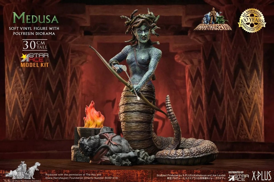 Star Ace Toys Ray Harryhausen's 100th Anniversary DELUXE MEDUSA Model ...