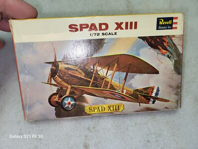 Revell Spad XIII Airplane Model in Open Box 1/72 #H-627-50 Lot 1 | eBay