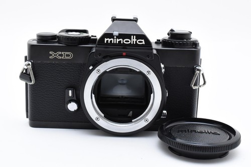 Minolta XD Black 35mm SLR Film Camera Body w/Bodycap From JAPAN ...