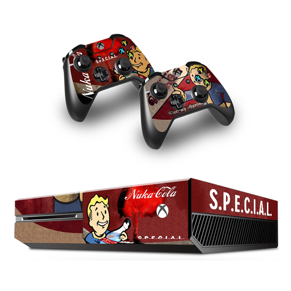 5PCS Vault Boy Vinyl Decal Sticker Skin Set for Xbox One Console & 2 ...