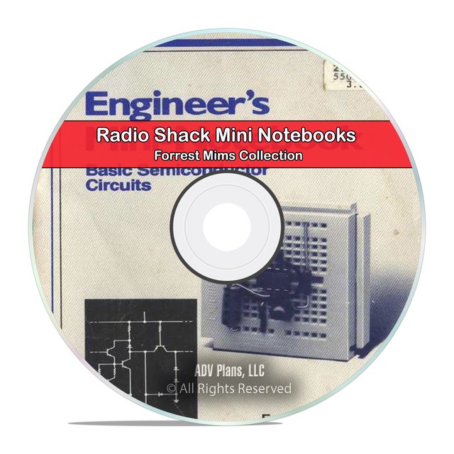 Forrest Mims RadioShack Engineer's Mini Notebooks Learning Books CD DVD ...