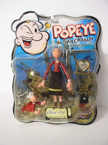 Popeye The Sailorman Olive Oyl Action Figure Mezco Toys Ebay