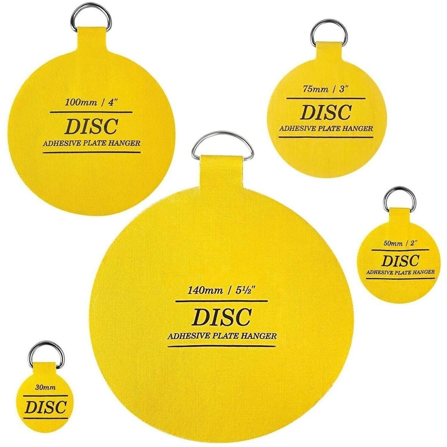 Disc Plate Hangers Wall Hanging Self Adhesive Invisible Picture Hooks 5 ...