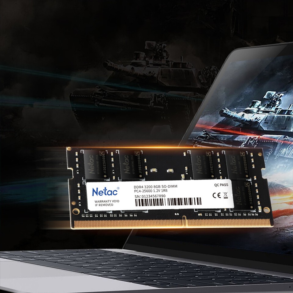 2PCS Memory RAM 16GB 2x8G DDR4 Ram 3200MHz Laptop 1.2V PC4-25600 260 ...