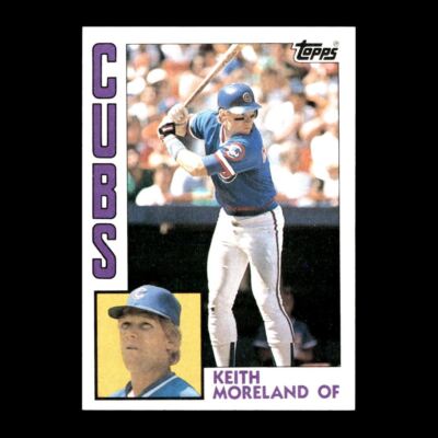 Keith Moreland 1984 Topps Chicago Cubs #23 R320C 22 | eBay