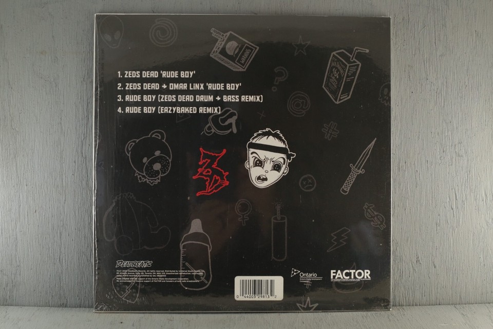 ZEDS DEAD Rude Boy LP sealed VINYL Record NEW Electronic HIP HOP Dub ...