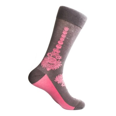 Steven Land Ornaments Printed Pattern Gray Multi Cotton Nylon Spandex ...