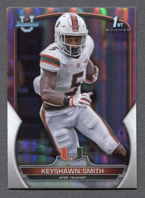 2022 Bowman Chrome University Refractor #55 Keyshawn Smith 1st | eBay