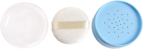 After-Bath Puff Box Empty Body Powder Container Dispenser Case with ...