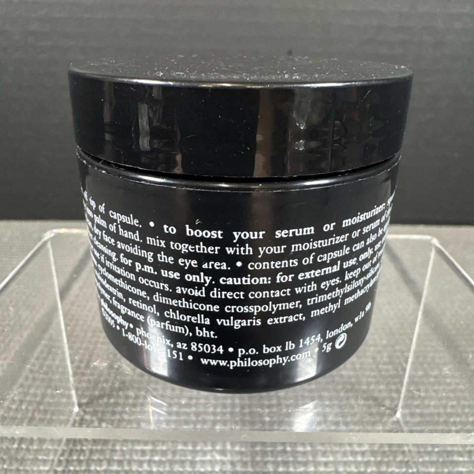 Philosophy Retinol Reinvent Booster Caps 60 Capsules New In Jar | eBay