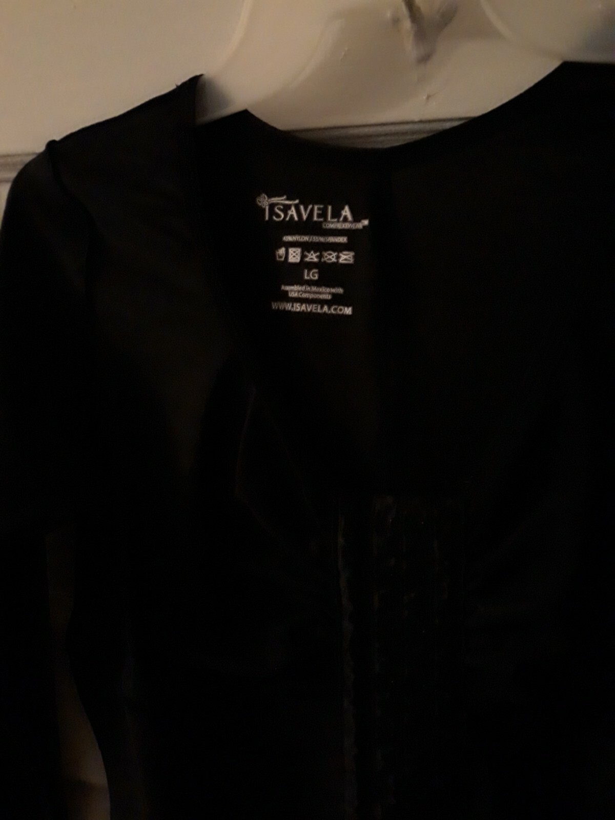 ISAVELA COMPREXXWEAR large Full-Length w3/4 Sleeves black with hooks ...