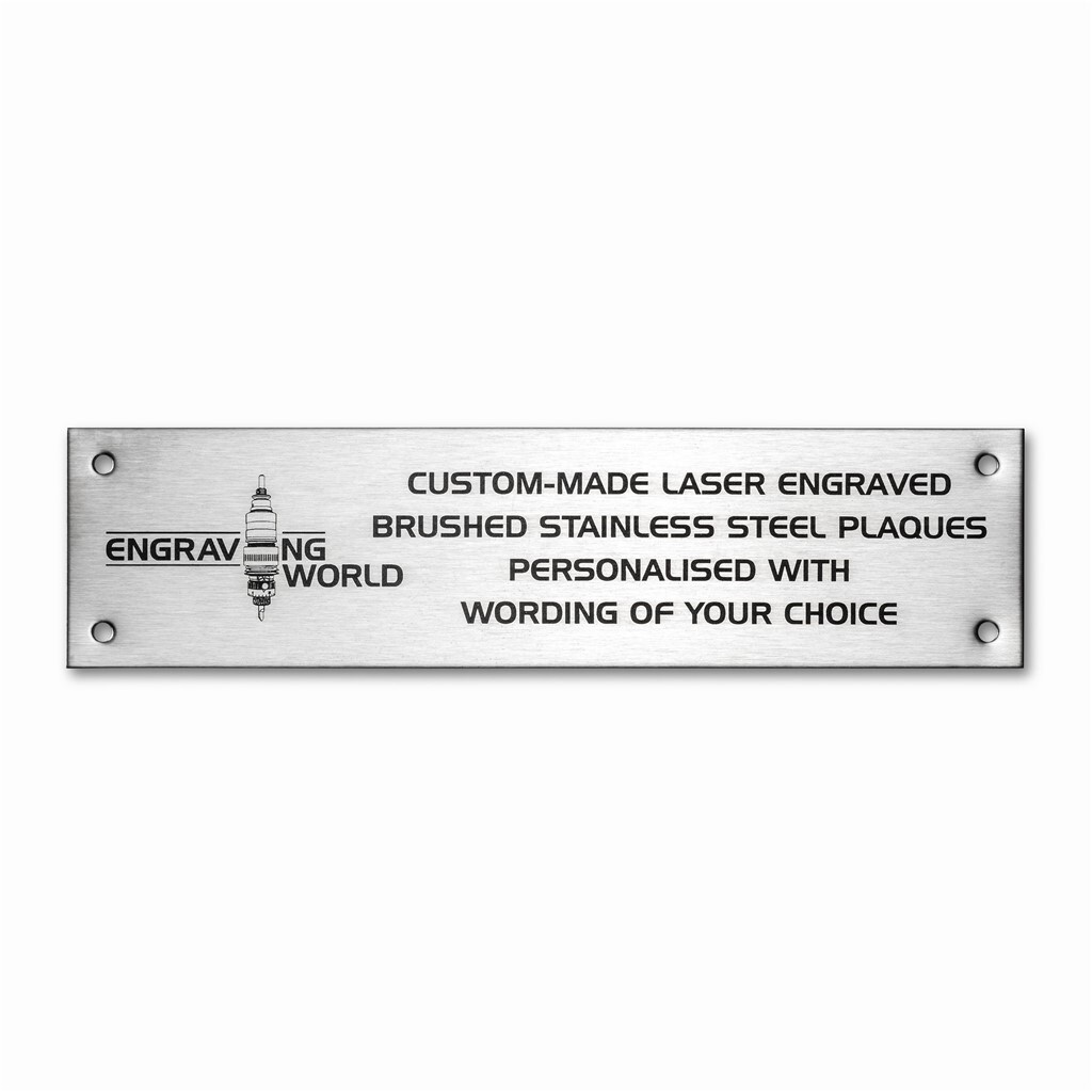 Stainless Steel Plaques High Quality Stainless Steel Signs Order
