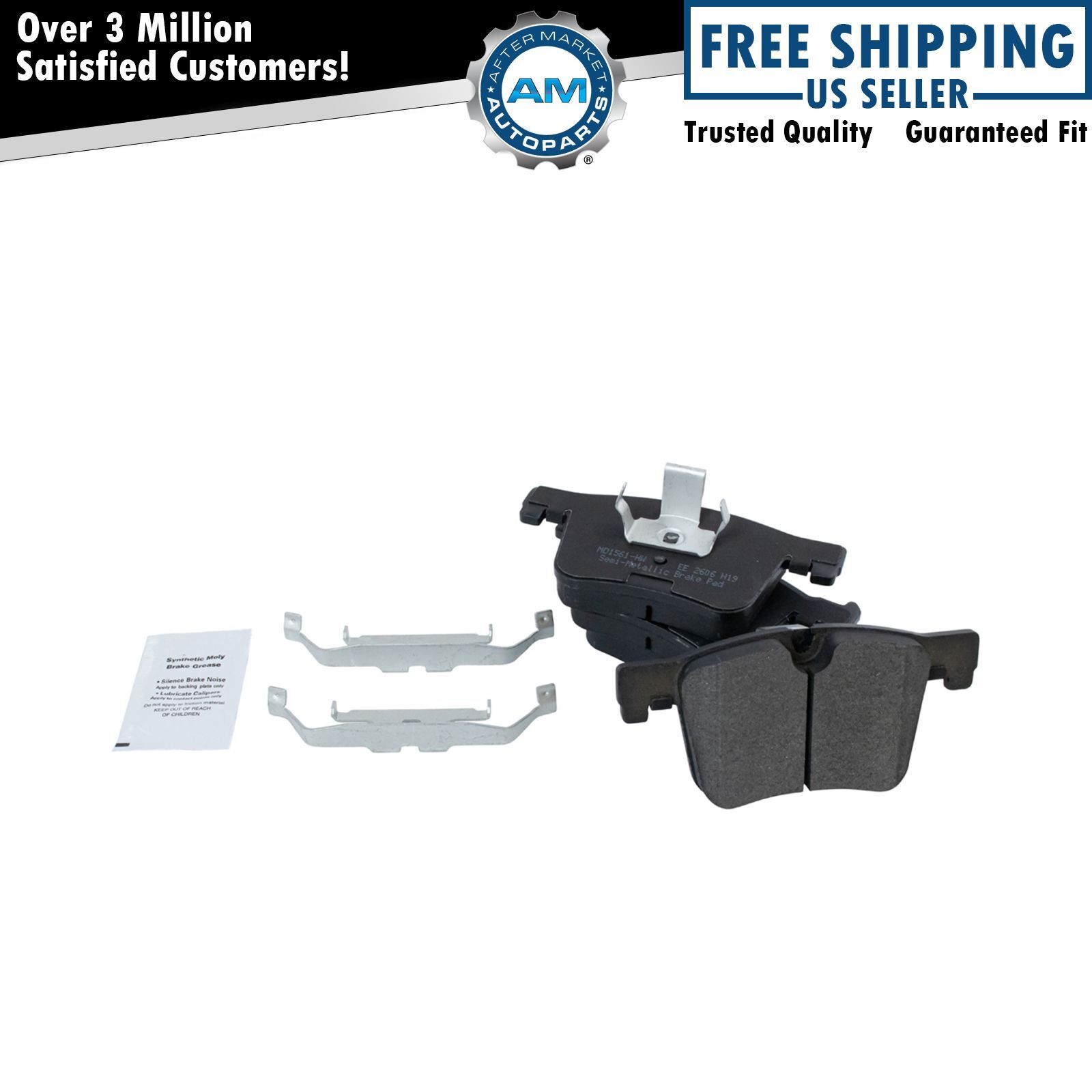 Front Premium Posi Semi-Metallic Brake Pad Set for BMW 228 230 320 328 ...
