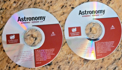Astronomy Windows Version 1.0 PC CD ROM-1999 Compton's Learning 2 Disk ...