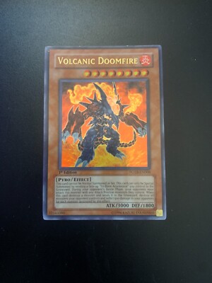 Yugioh Card Volcanic Doomfire FOTB-EN008 ULTRA RARE 1st Ed. - LP | eBay