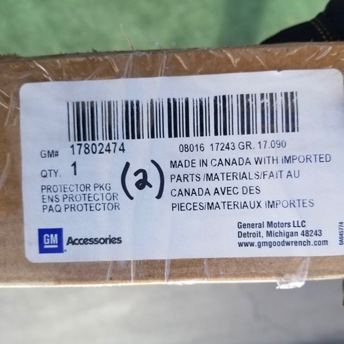 Factory OEM Standard Box Side Rail Protectors GMC Sierra Silverado ...