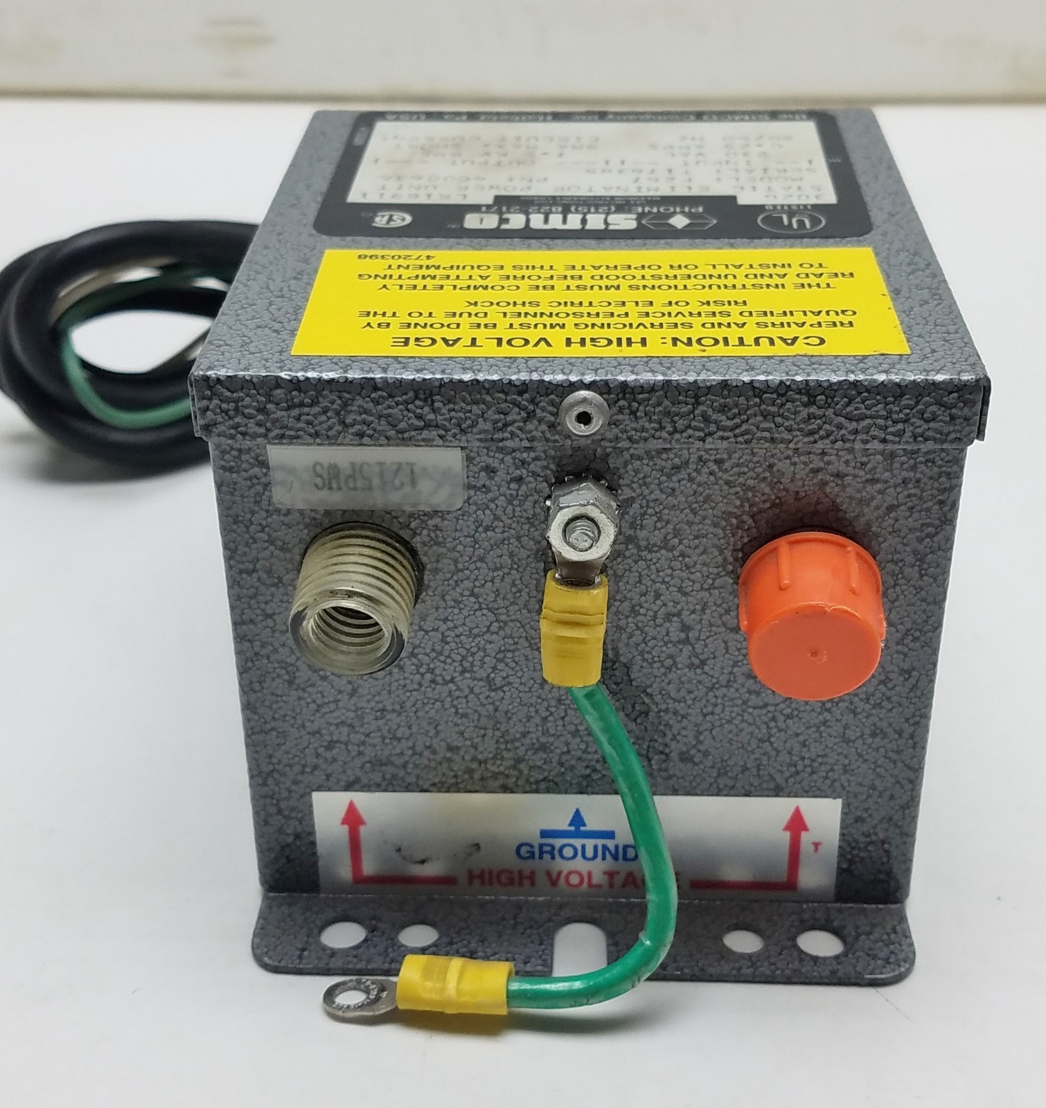 Simco Static Eliminator Power Unit F267 #8965 / 10443 | eBay