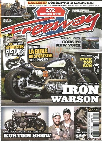 FREEWAY N°272 TRIKE EML-VICTORY / KIT THUDERBIKE CAFE RACER / HARLEY LE ...