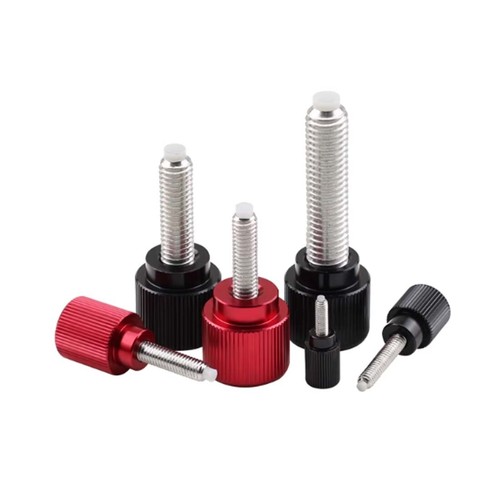 M6 M8 M10 Stainless Steel With Rubber Head Knurled Thumb Screws Step ...