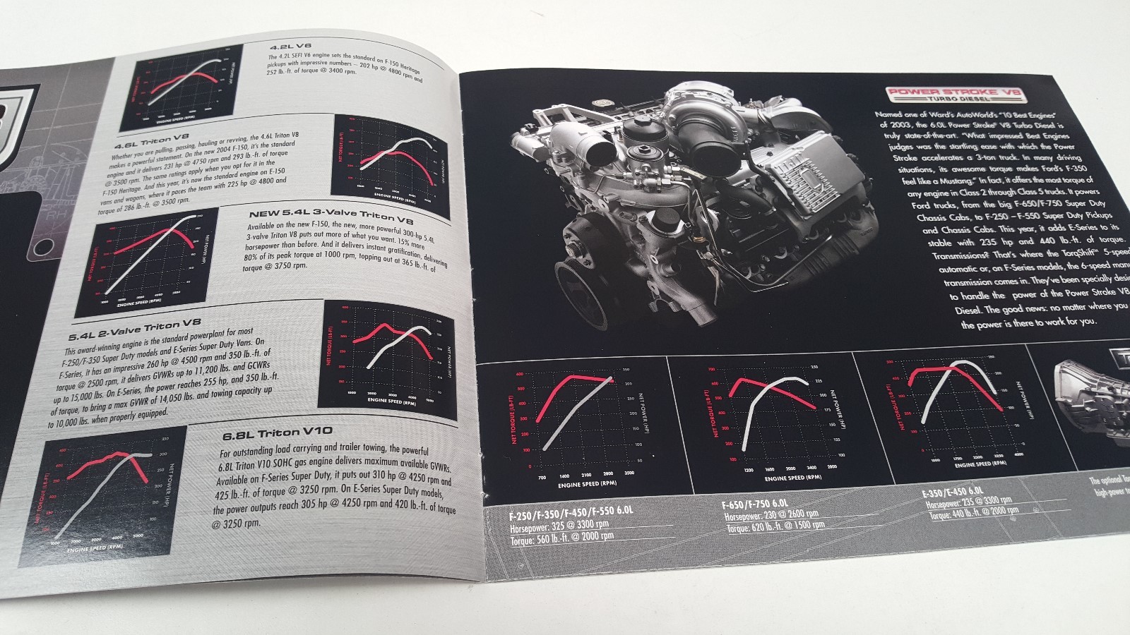 2004 FORD COMMERCIALS USA Sales Brochure F150 F250 F350 F550 F750 Vans ...
