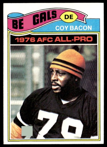1977 Topps #250 Coy Bacon Football Cincinnati Bengals | eBay