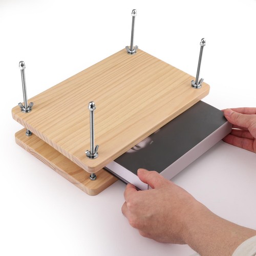 Wooden Book Press Flat Paper Press Machine for Home Office DIY ...