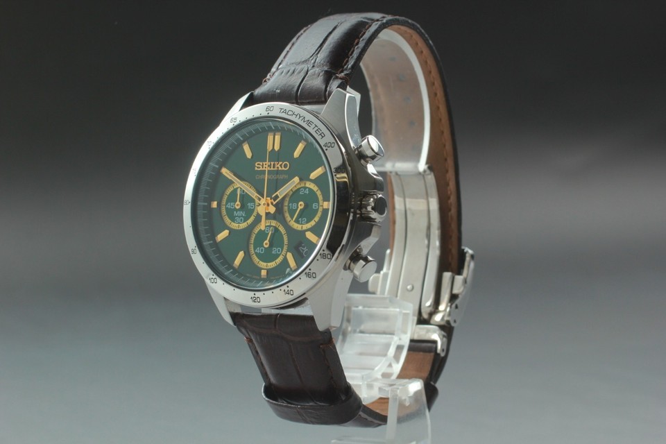 【MINT】 SEIKO Spirit Chronograph 8T63-00D0 Date Quartz Men's Watch From ...