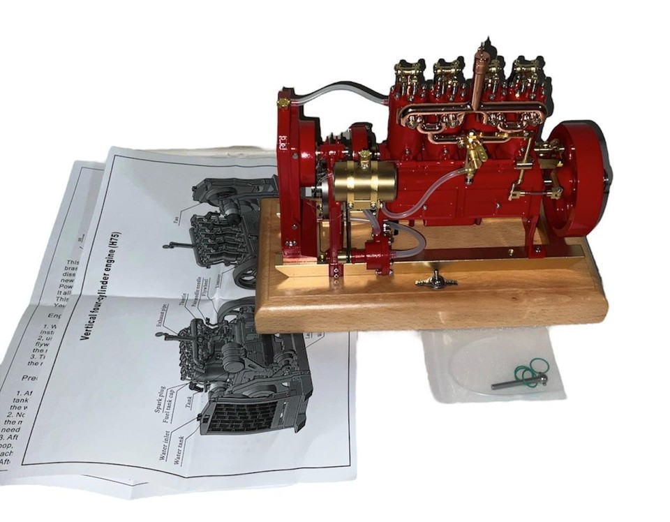 Vertical 4-cylinder 12CC OHV Gas Internal Combustion Tractor Engine ...