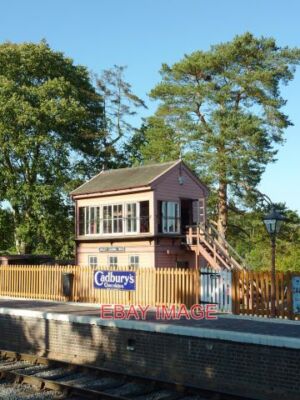 PHOTO SIGNAL BOX AT ARLEY STATION WORCESTERSHIRE (2) THE LINE IS NOW ...